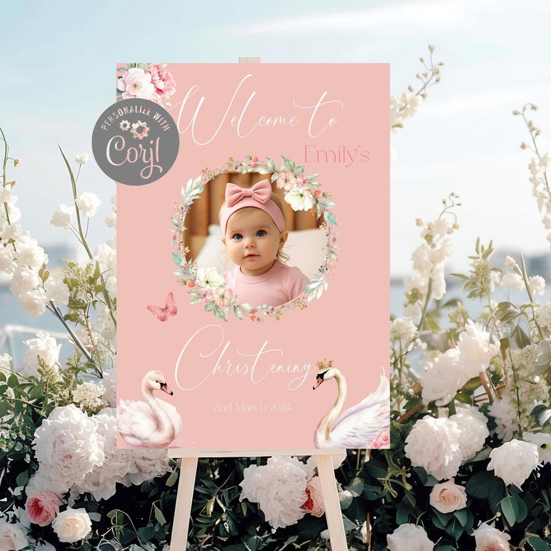 Christening Welcome Sign - Etsy