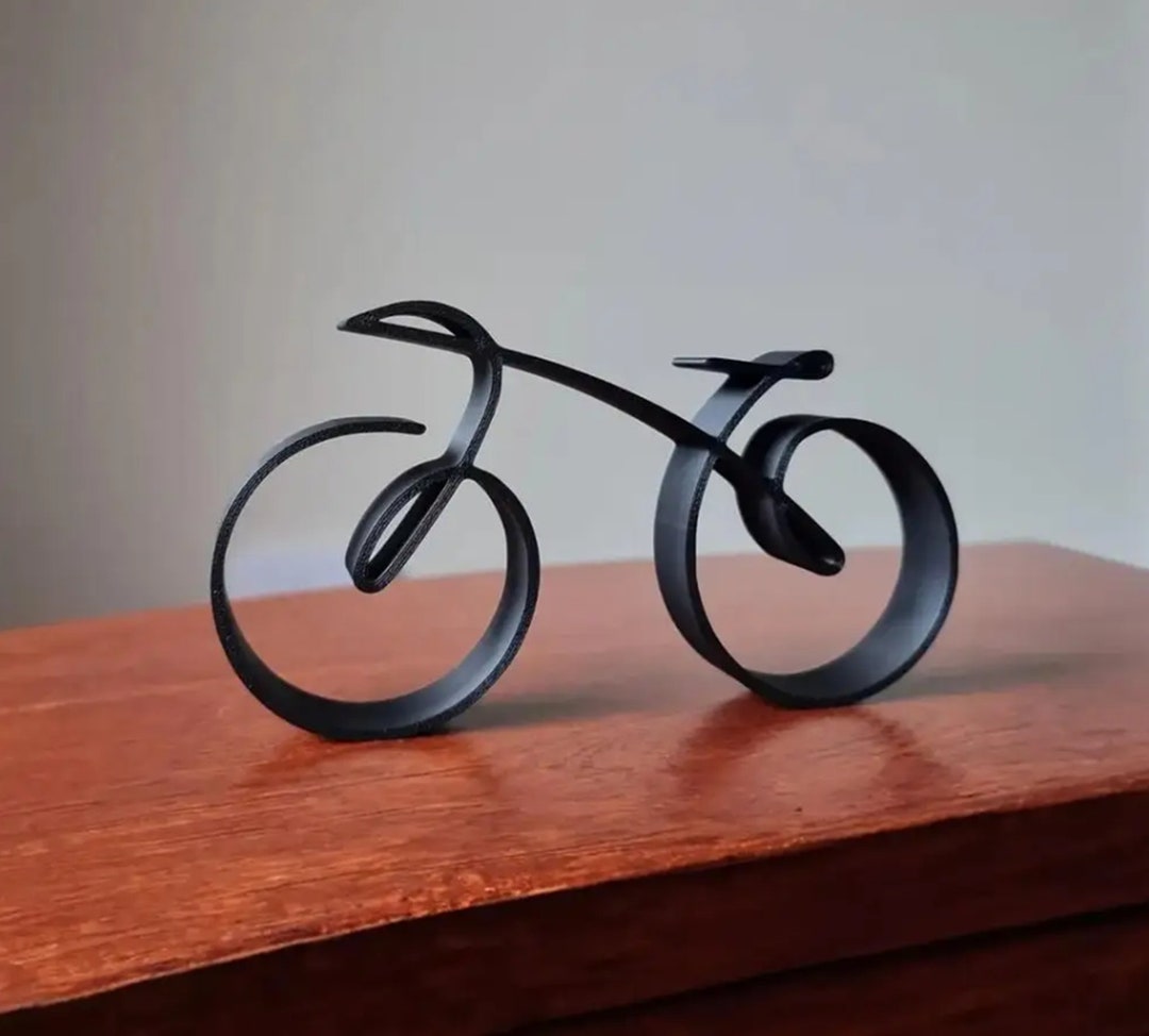 Acrylic Minimalistic Bicycle Sculpture Bicycle Ornament - Etsy