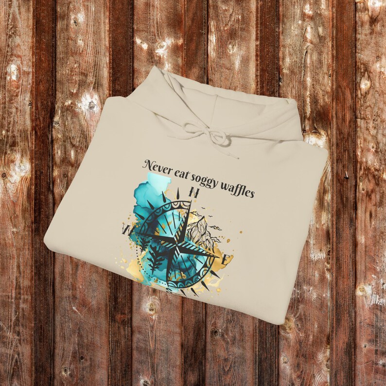 Never Eat Soggy Waffles, Cardinal Directions Mnemonic Hoodie, Camping ...