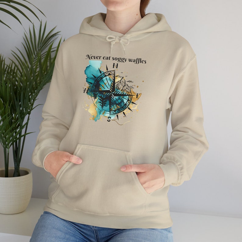 Never Eat Soggy Waffles, Cardinal Directions Mnemonic Hoodie, Camping ...