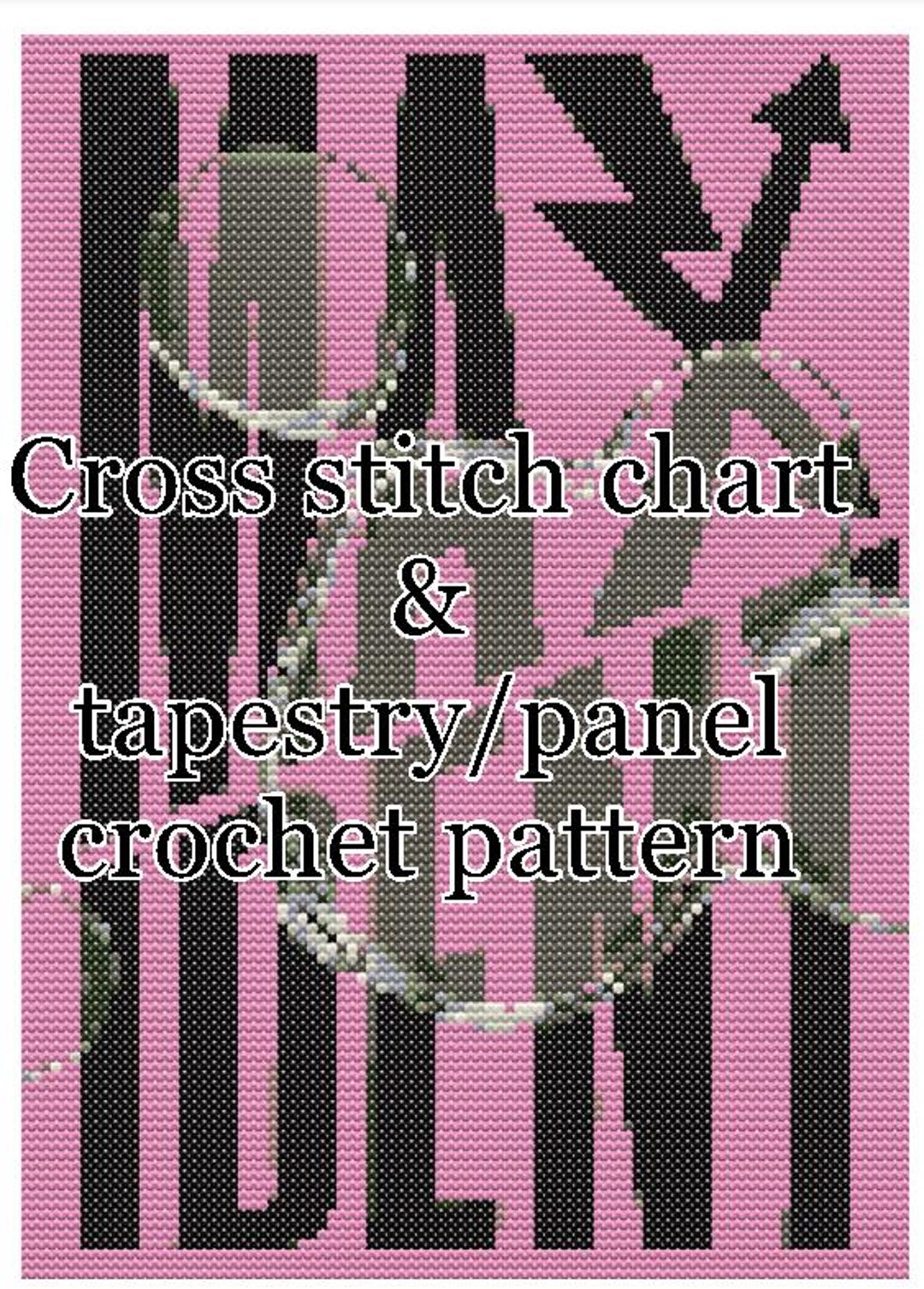 Stray Kids Maxident Album Cover Cross Stitch Pattern Chart 90x126 ...