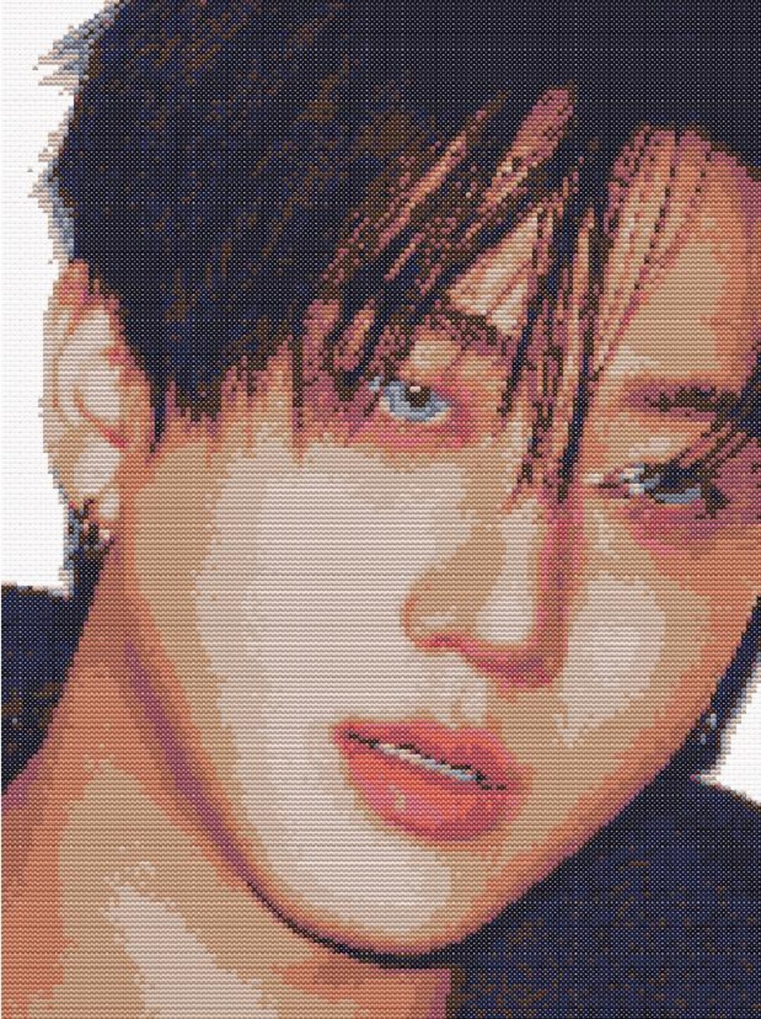 Stray Kids Changbin KARMA Cross Stitch Pattern Chart 150x200 Stitches ...