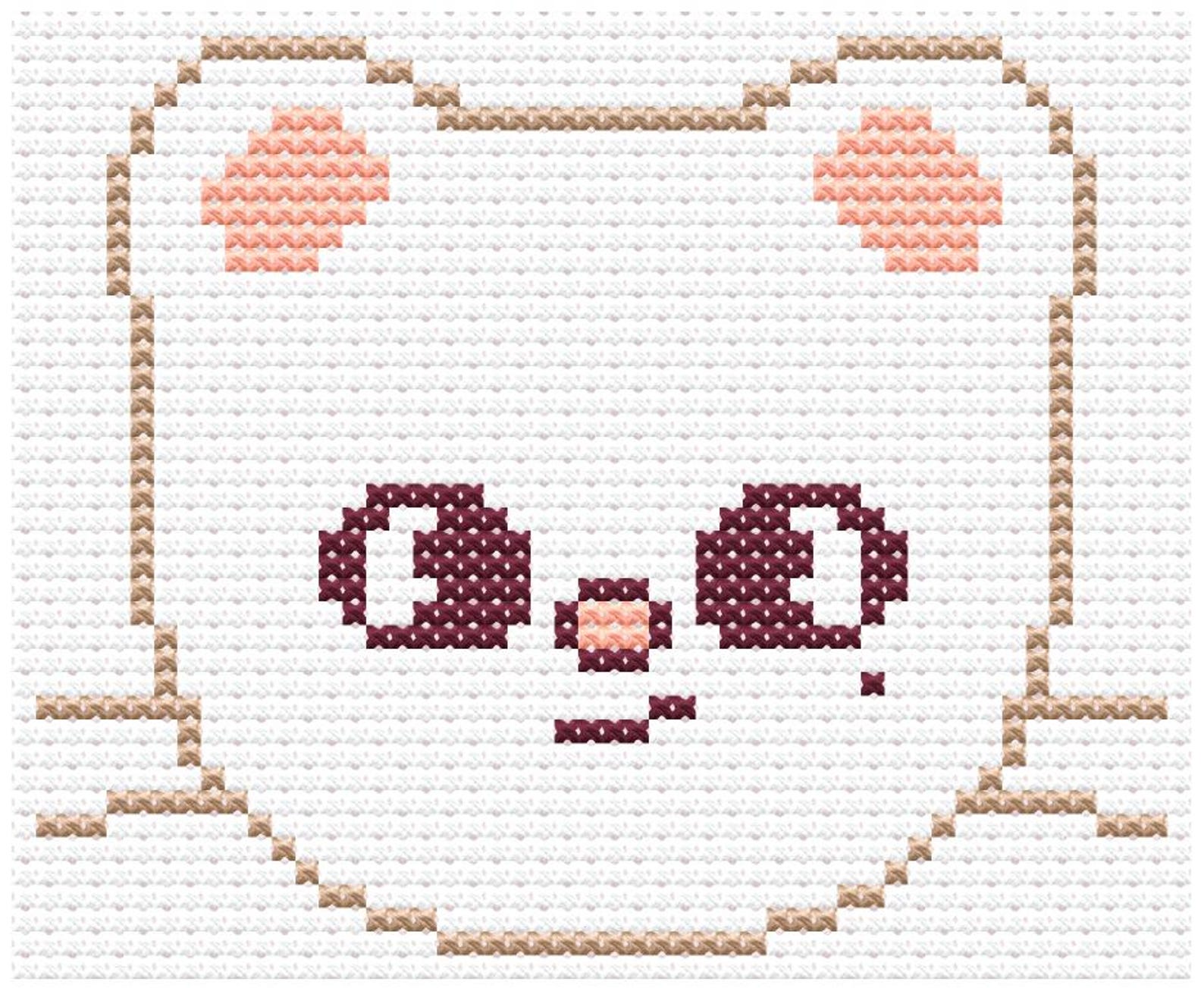 Stray Kids Skzoo Jiniret Cross Stitch Pattern Chart 50x41 Stitches With ...
