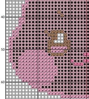Ateez Aniteez Ddeongbyeoli Cross Stitch Pattern Chart 50x66 Stitches ...