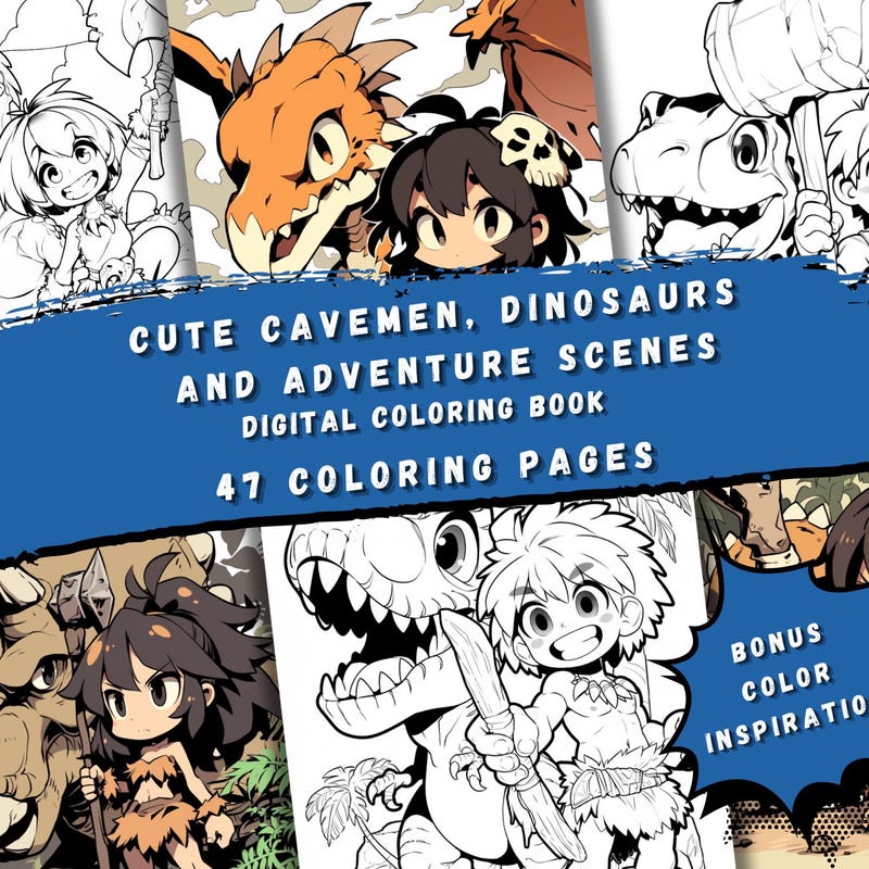 Chibi Dinosaur - Etsy