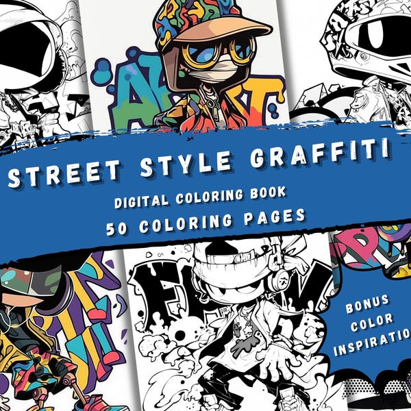 Graffiti Character Art - Etsy UK