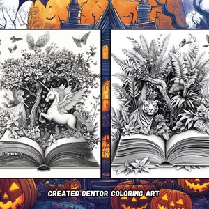 Enchanting Magical Fantasy Coloring Book PDF - 22 Detailed ...