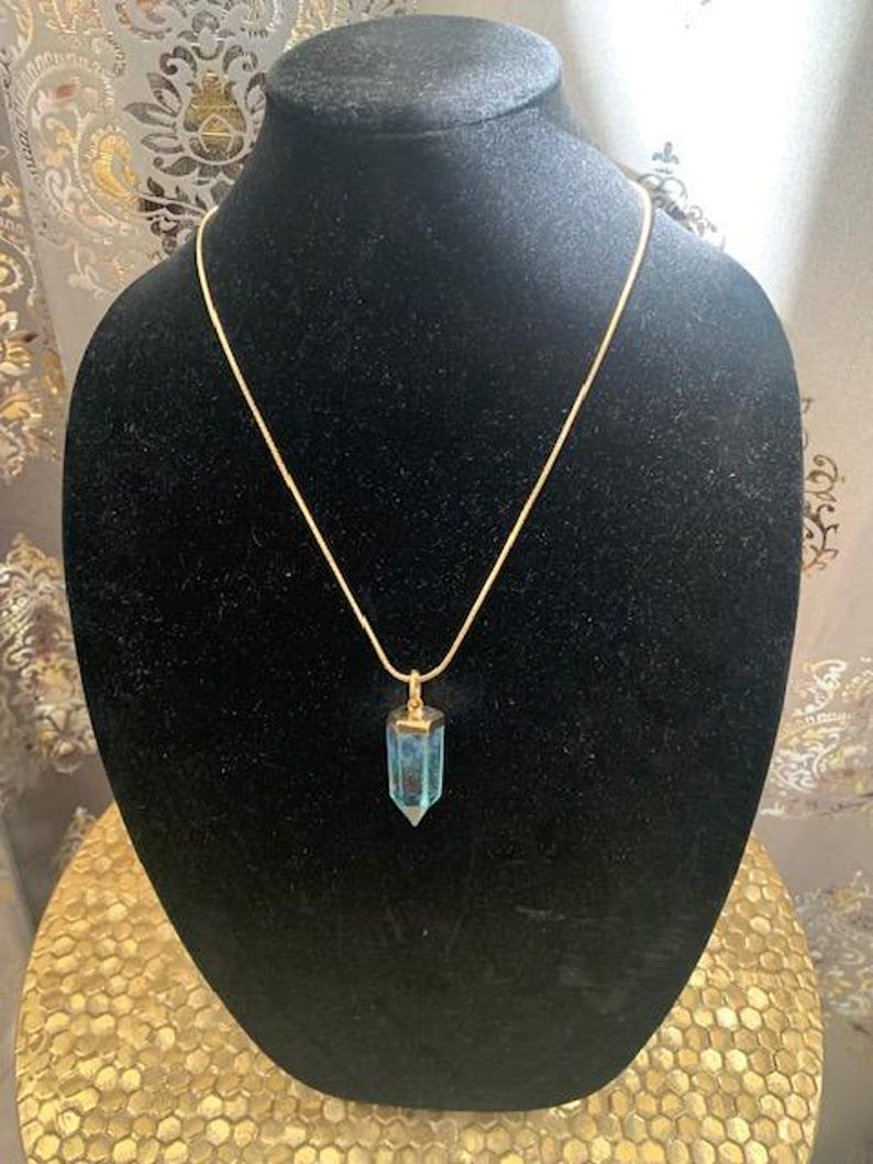 Crystal Pendant Necklaces - Etsy
