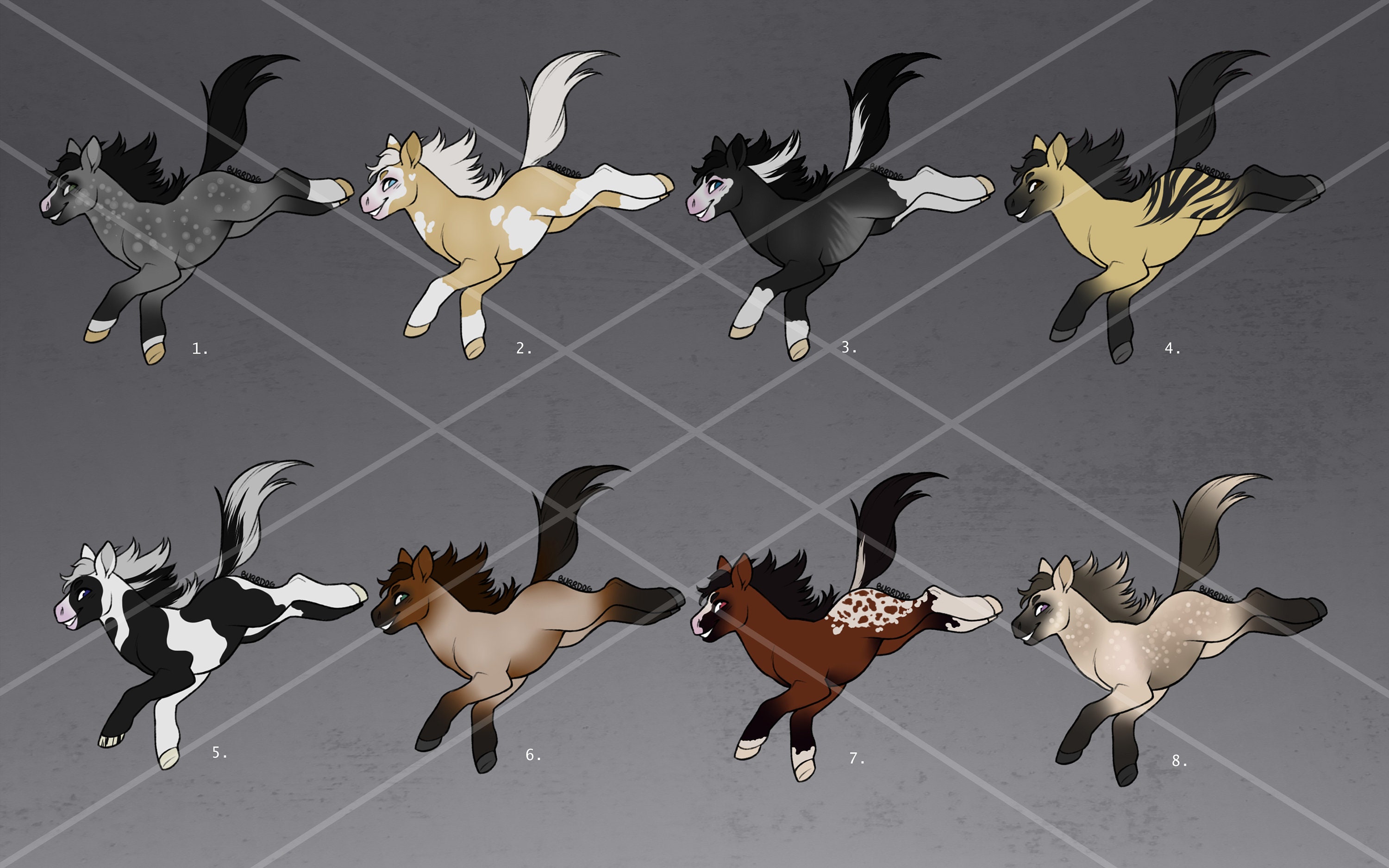 Horse Adopt Batch Furry Adoptable Fursona Character Desgin Oc - Etsy