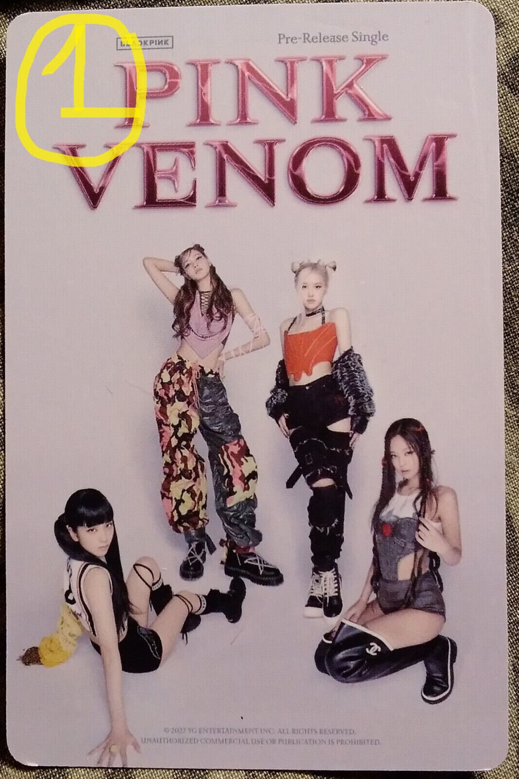 Photocard Au Choix BLACKPINK Pink Venom - Etsy