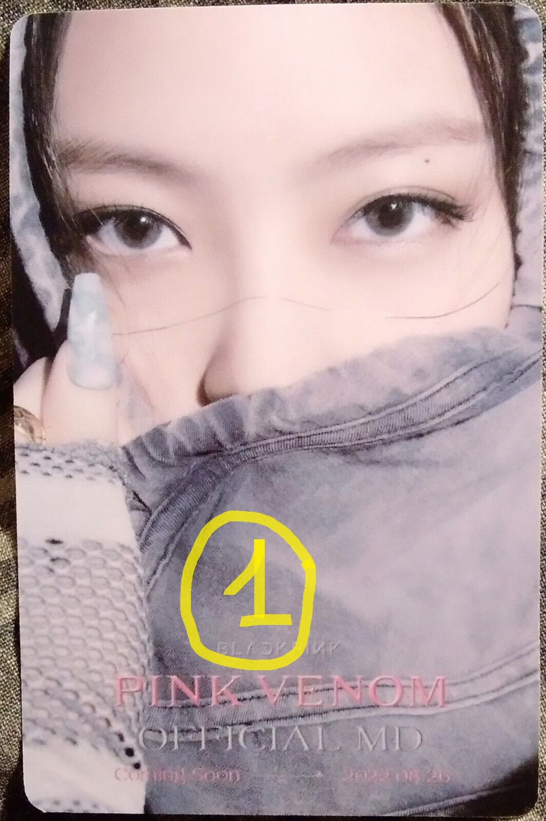 Photocard Au Choix BLACKPINK Pink Venom Jennie - Etsy