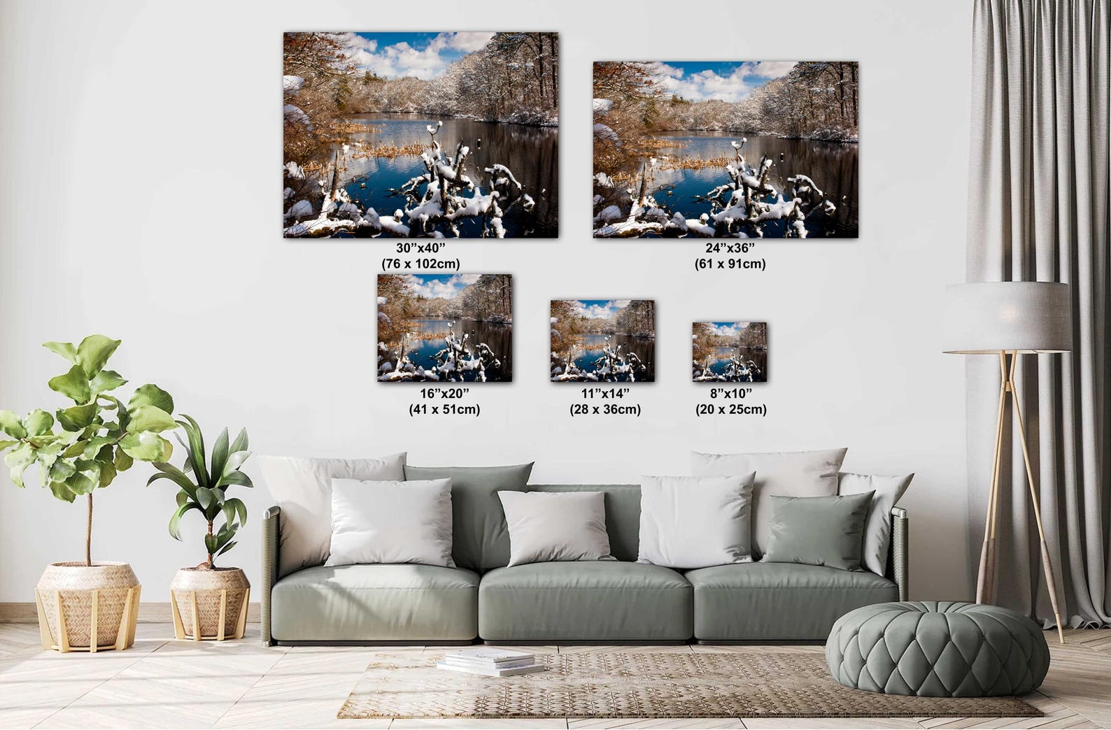 Winter Scene, Four Ponds, Pond, Snow, Snow Scene, Cape Cod, Cape Cod in ...
