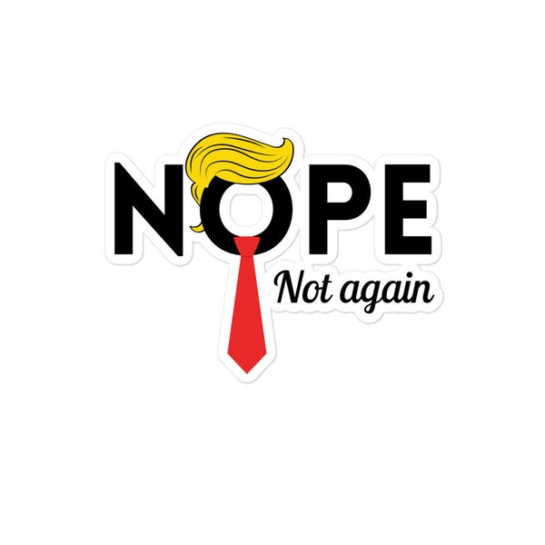Nope Never Again Yard Sign - Etsy