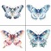 20 Moths PNG & SVG, Watercolor Moth Clipart, Mystical Clipart ...