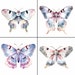 20 Moths PNG & SVG, Watercolor Moth Clipart, Mystical Clipart ...