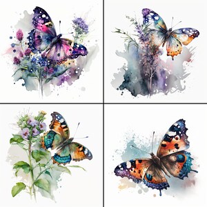 200 PNG & SVG Clipart Megabundle, Wild Floral, Butterfly, Books Digital ...