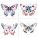 20 Moths PNG & SVG, Watercolor Moth Clipart, Mystical Clipart ...