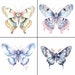 20 Moths PNG & SVG, Watercolor Moth Clipart, Mystical Clipart ...
