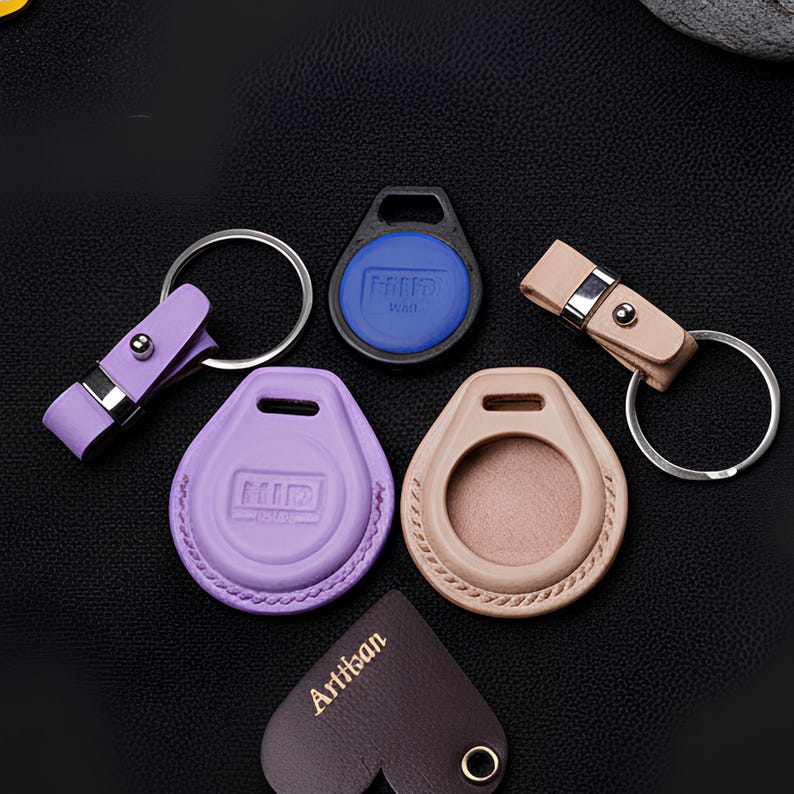Custom Leather HID Key Fob Cover – Proxkey III 1346, Identiv 4082 ...