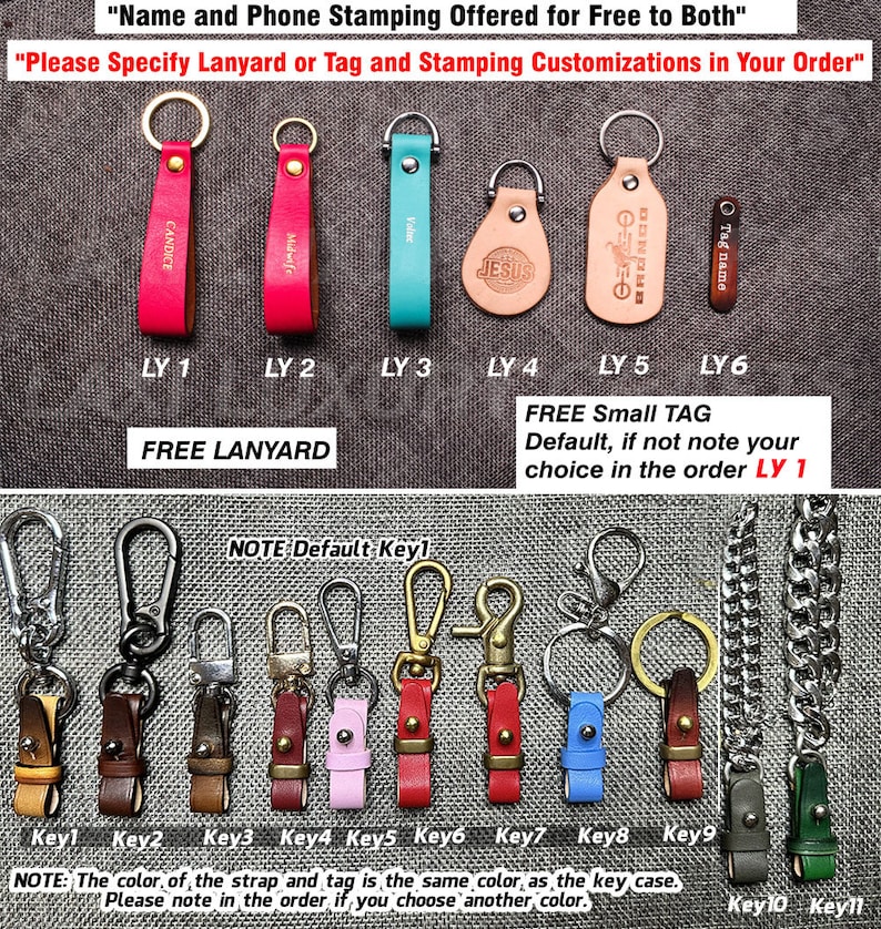 Personalized Leather Key Fob Cover for Acura 2023 and Honda Vehicles ...