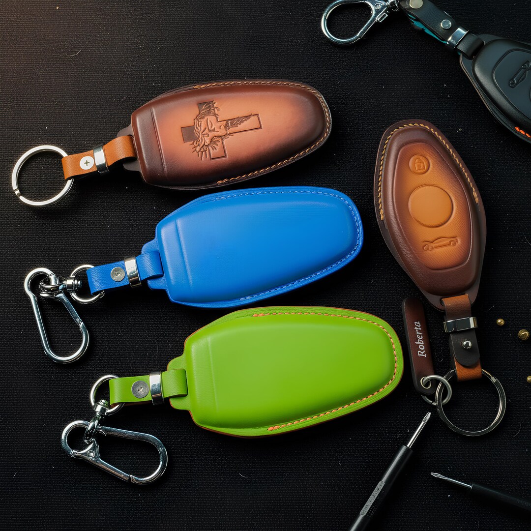 Leather Mclaren 570S Key Fob Cover, Personalized Handmade Case Custom ...