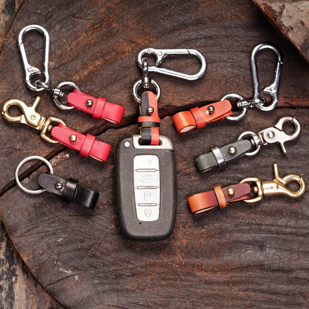 Personalized Leather Keychain Strap Stylish Lanyard for Keys Hook Key ...