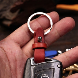 Personalized Leather Keychain Strap Stylish Lanyard for Keys Hook Key ...