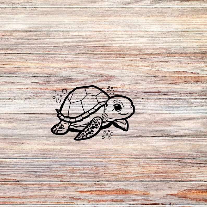 Turtle Svg, Sea Turtle Svg, Turtle Silhouette, Turtle Cut Files, Ocean ...