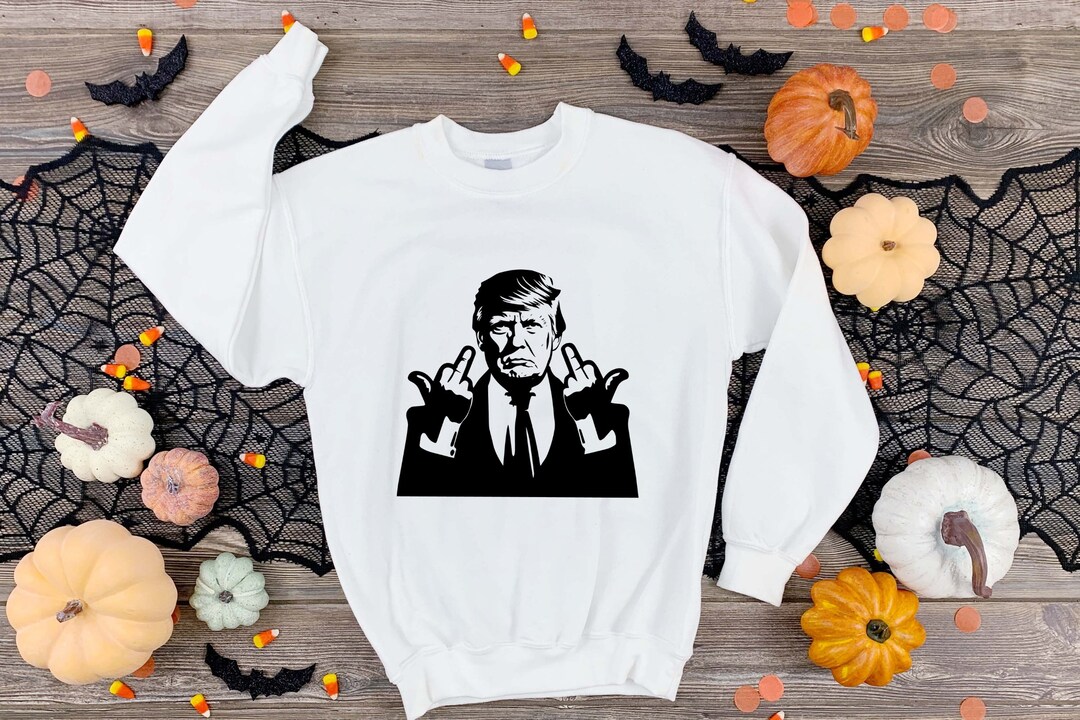 Donald Trump Middle Finger Funny, Donald Trump PNG Digital File, SVG ...