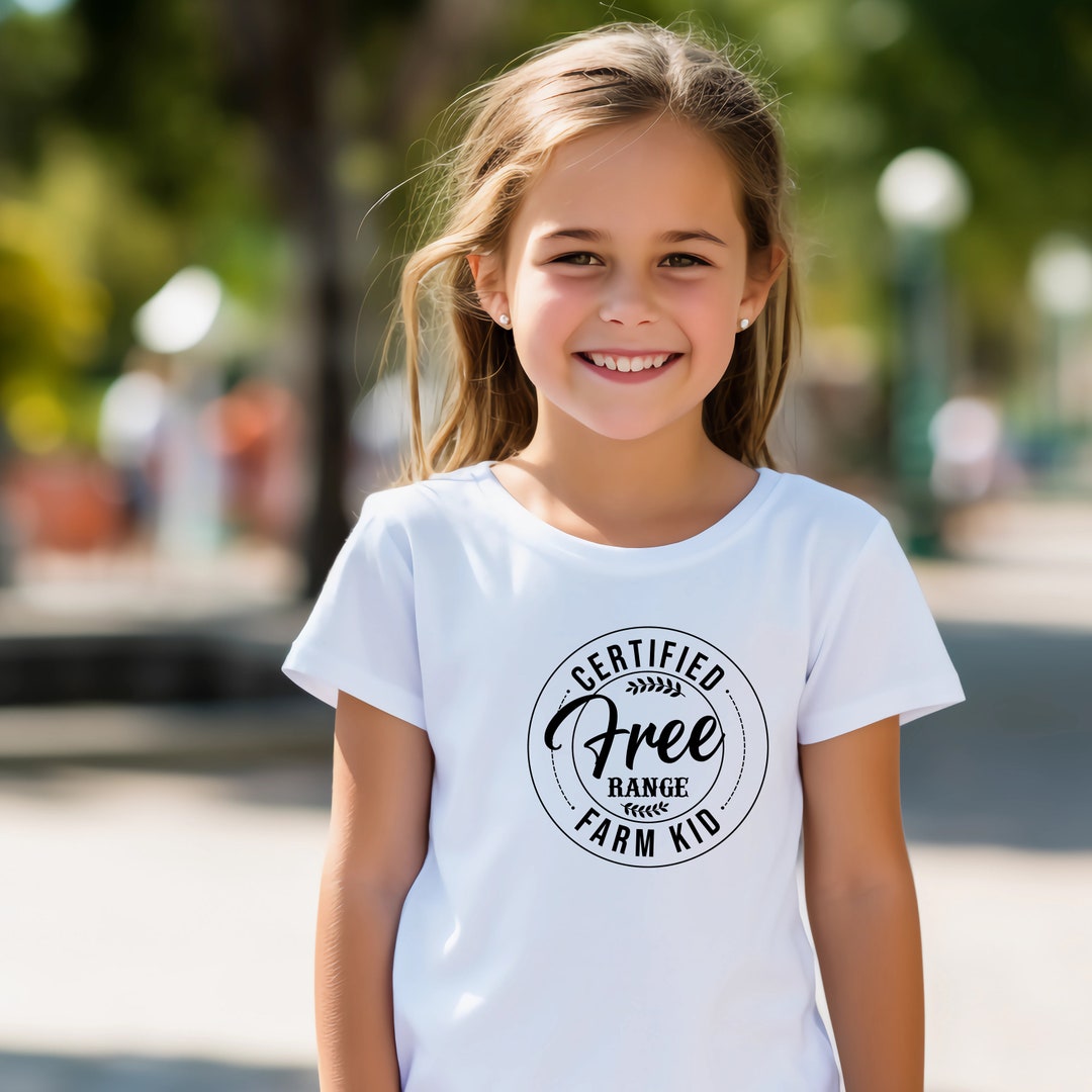Free Range Farm Kid Svg, Farm Kid Svg, Ranch Kid Svg, Life on the Farm ...