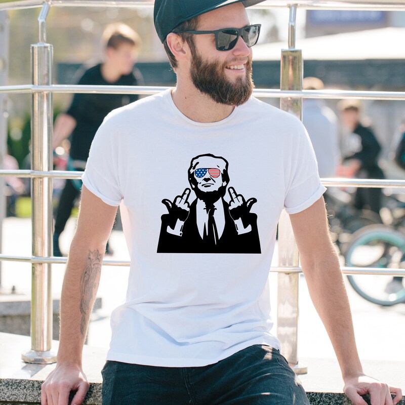 Trump Middle Finger - Etsy