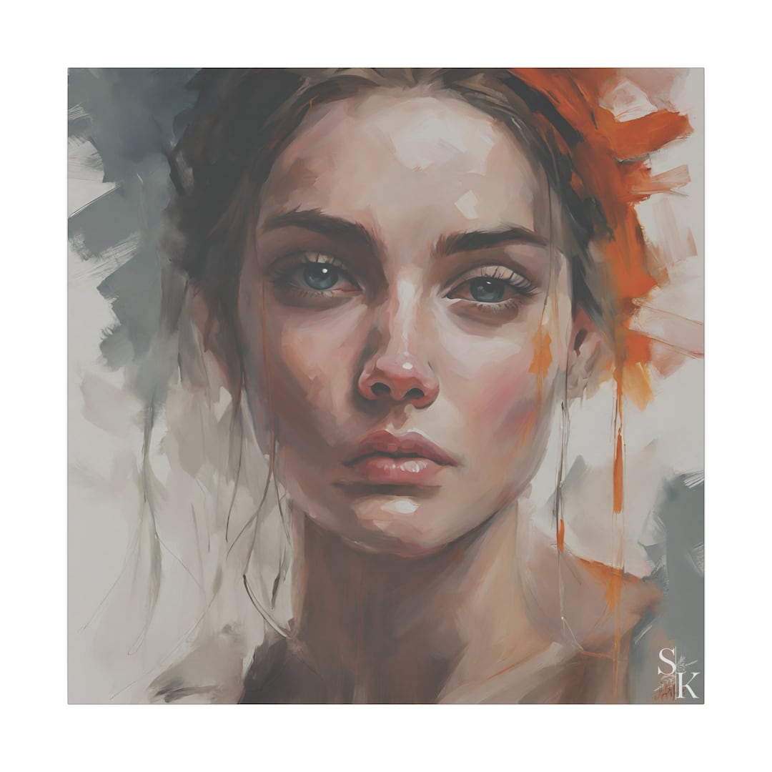 Mural Portrait Painting 'harriet' Different Sizes - Etsy