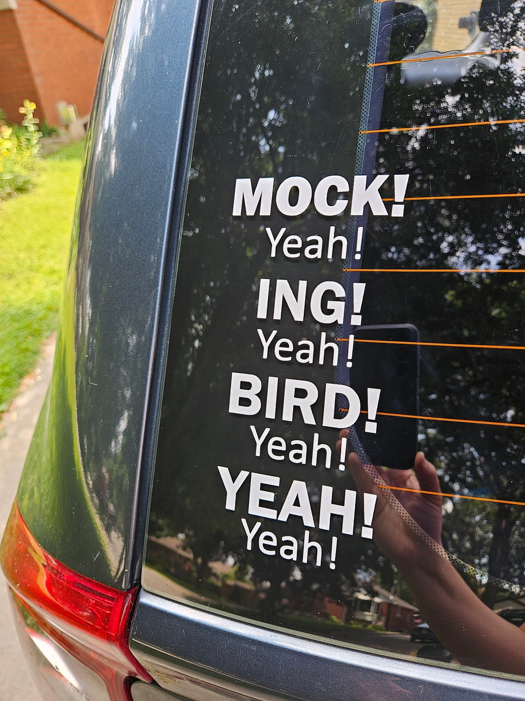 DUMB & DUMBER Inspired Bumper Sticker MOCKINGBIRD - Etsy