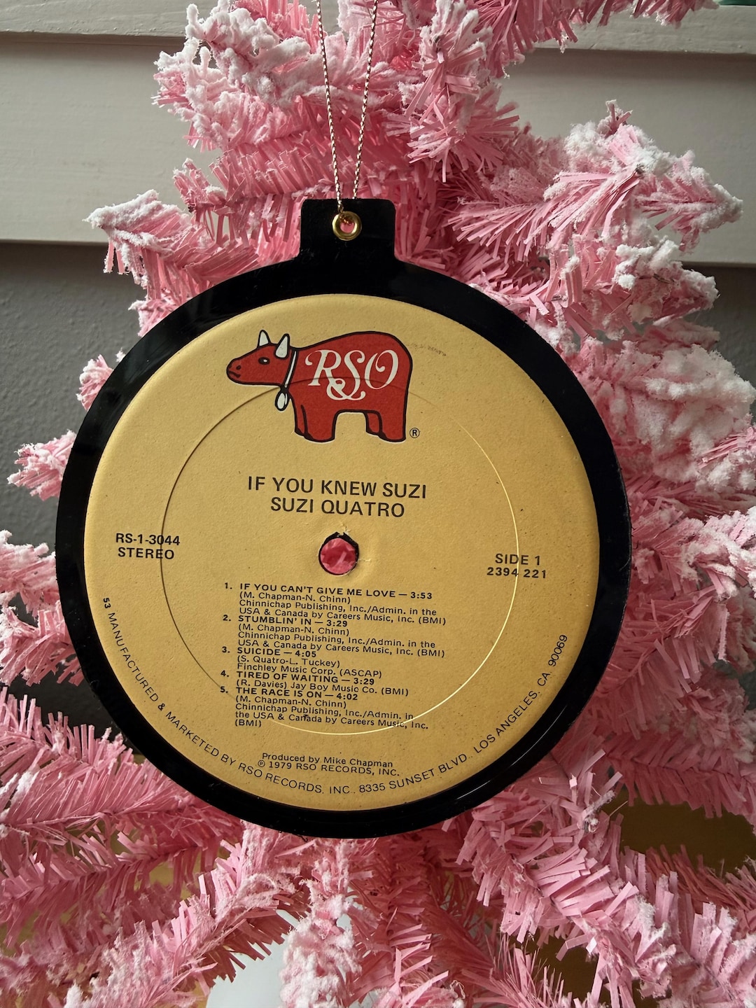 Suzi Quatro - If You Knew Suzi Repurposed/upcycled Vinyl Record ...