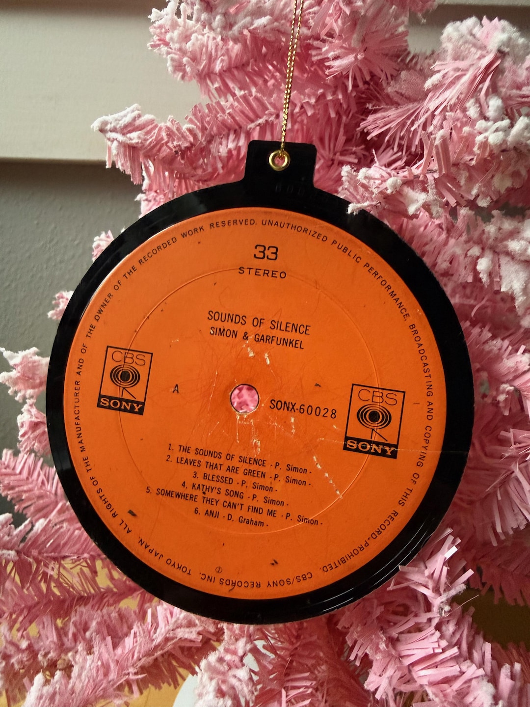 Simon and Garfunkel - Sound of Silence Repurposed/upcycled Vinyl Record ...