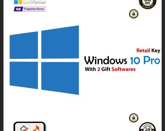 Windows 10 Pro Retail Key Lifetime Activation for One PC - Etsy