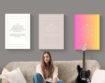 Christian Wall Art Grace Upon Grace Gold Foil Art Quote - Etsy