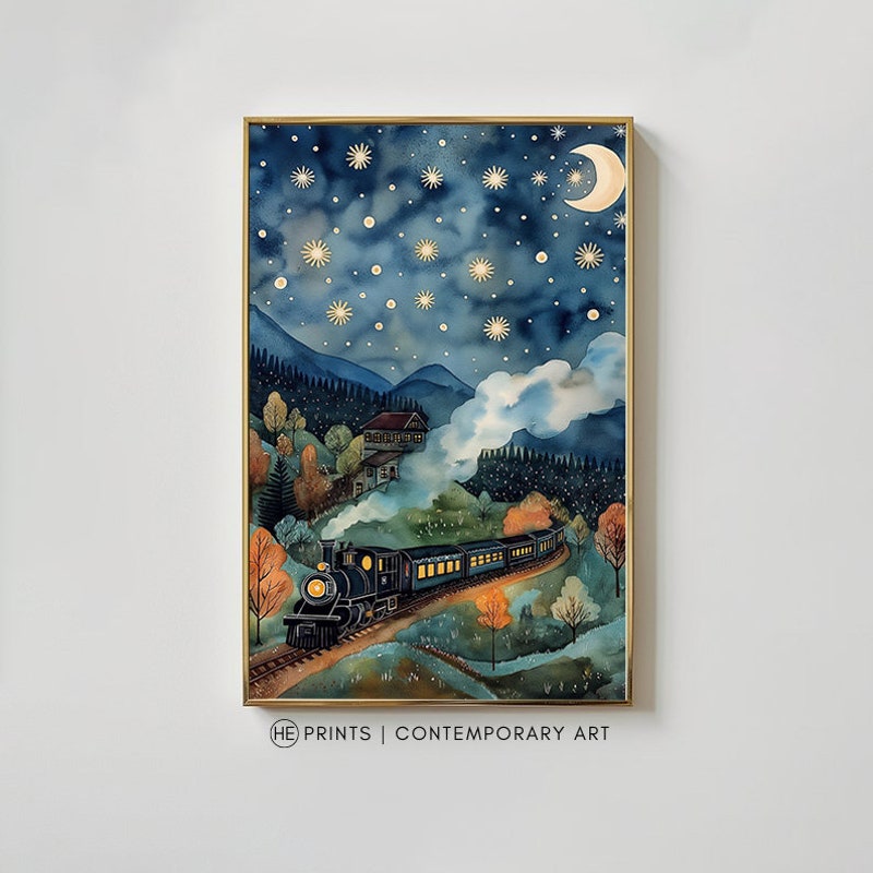 Train Prints - Etsy