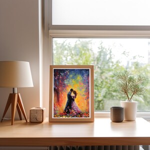 Valentines Day Wall Art Valentines Day Dancing Couple Decor Romantic ...