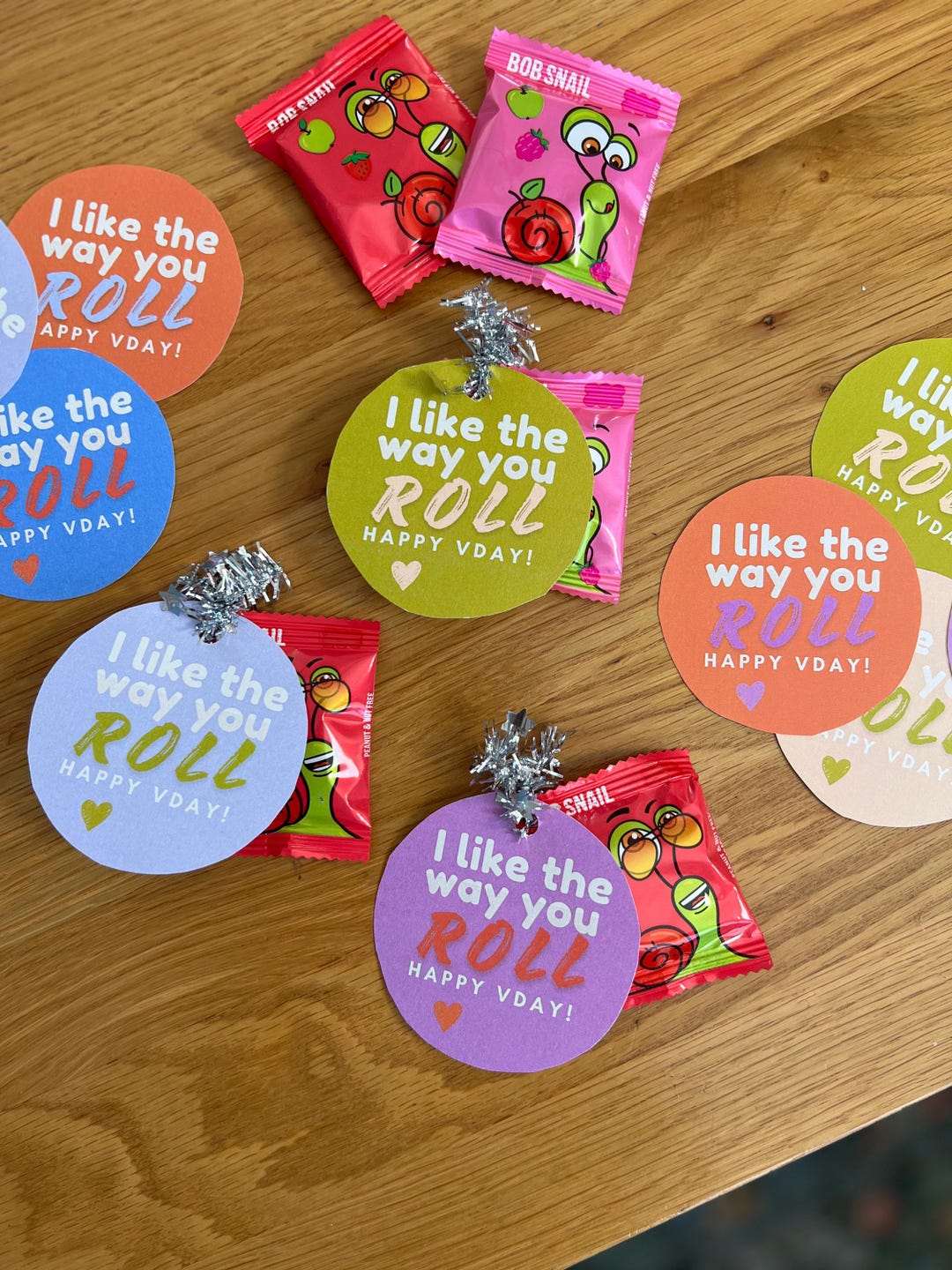 Valentines Printable I Like the Way You Roll Gift Tag (digital Download ...