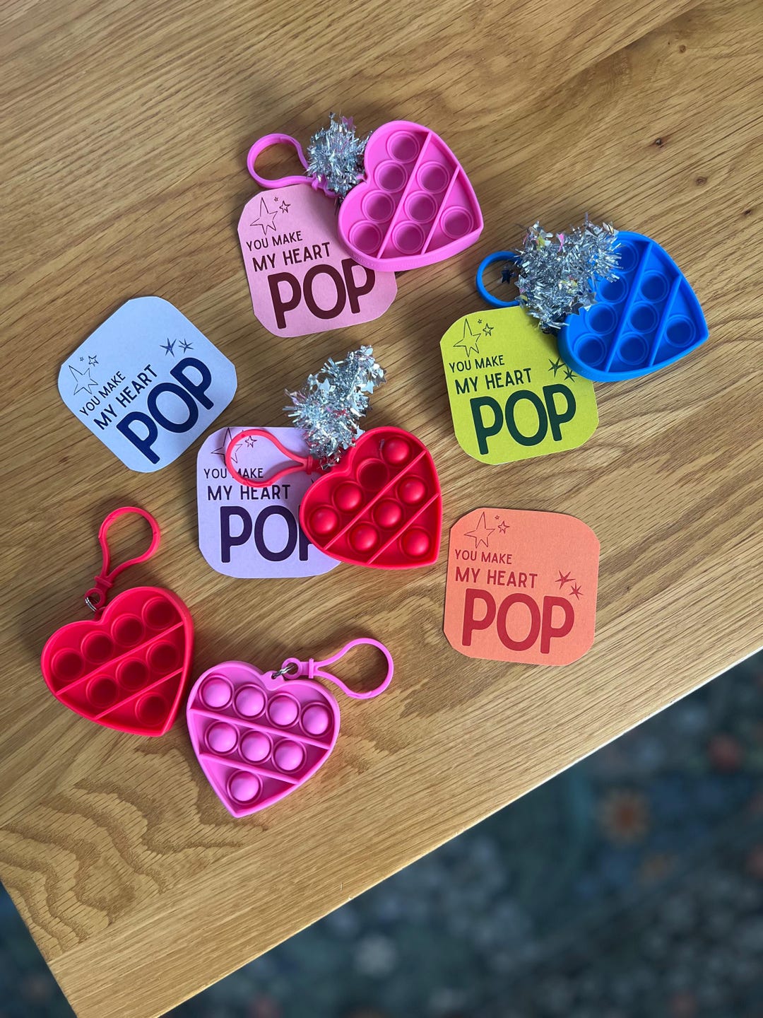 Valentines Printable You Make My Heart Pop Class Valentines Cards ...