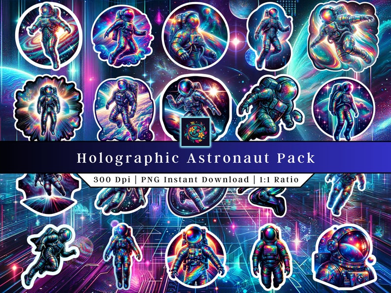 Astronaut Pack | Clip Art | Printable Stickers | Astronaut ...