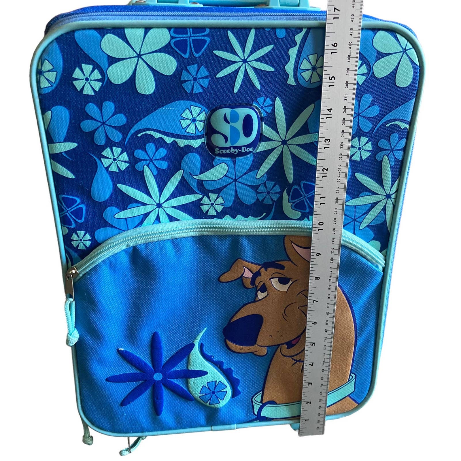 Vintage 2002 Scooby Doo Blue Rolling Suitcase - Etsy