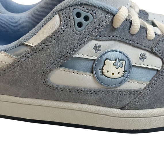 Vintage 2004 Sanrio Hello Kitty Blue Y2K Sneakers Siz… - Gem