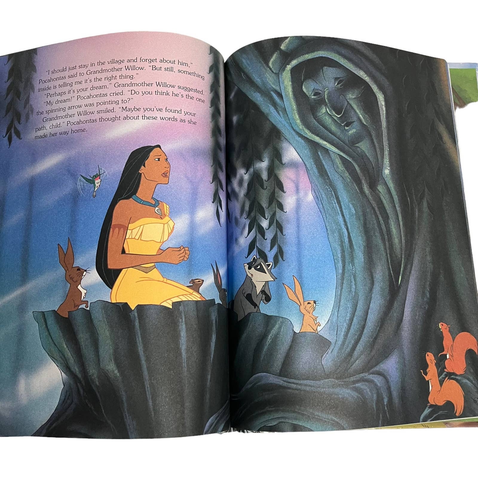 Vintage 1995 Disney Mouse Works Pocahontas Hard Cover Storybook - Etsy