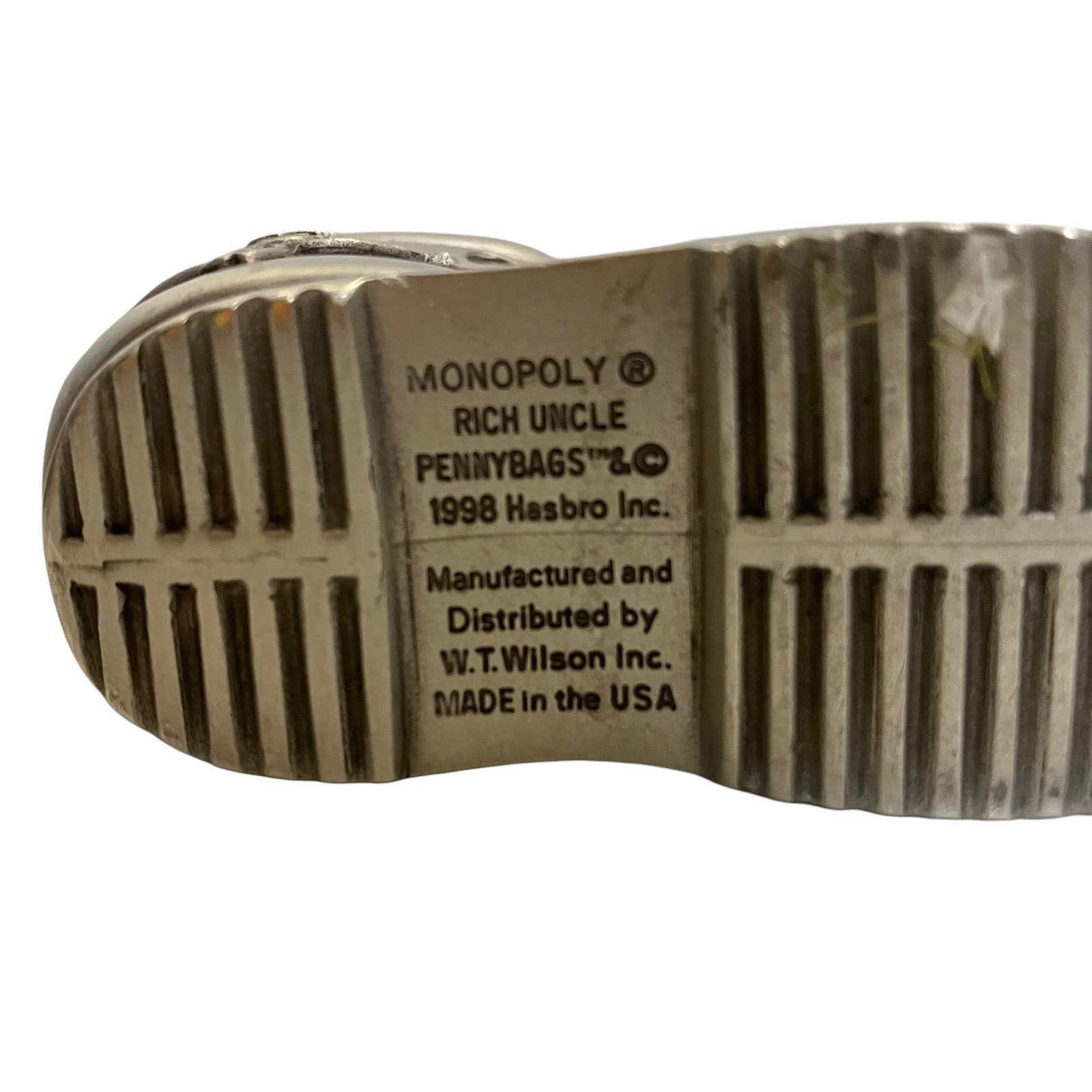 Vintage 1998 Hasbro Monopoly Rich Uncle Penny Bags Shoe Figurine W.T ...