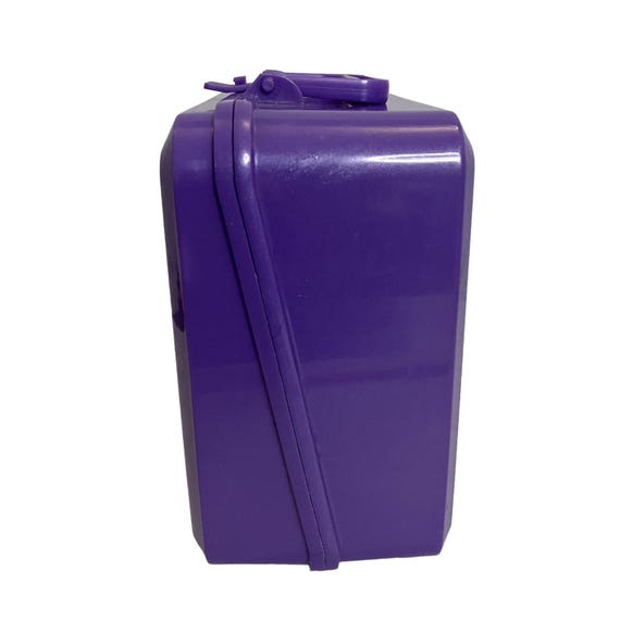 Vintage 1990's Disney Hercules Purple Plastic Lunch B… - Gem