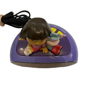 Vintage 2004 Y2K Dora the Explorer & Boots LED Purple Alarm Clock - Etsy