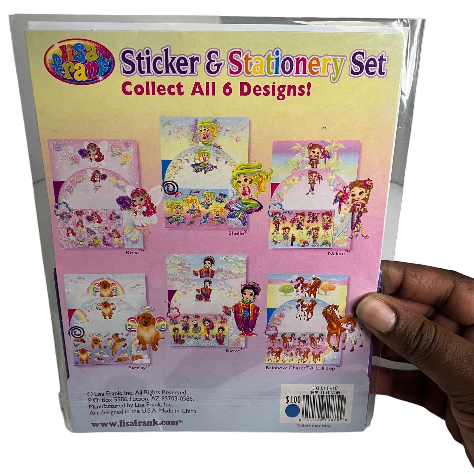 Vintage Y2K Lisa Frank Barclay Sticker and Stationery Set - Etsy