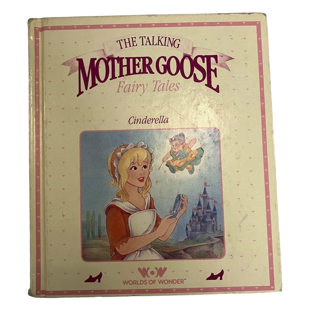 1986 the Talking Mother Goose Fairy Tales Cinderella - Etsy